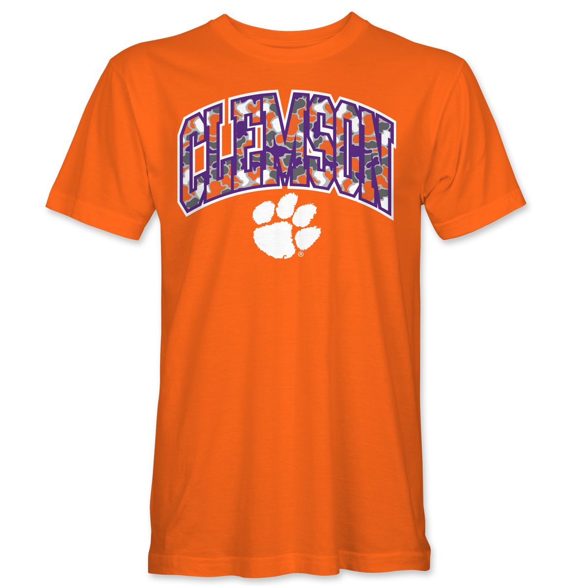 Clemson Duck Camo Arch T-Shirt – Clemson Tigers | Orange – Palmetto ...
